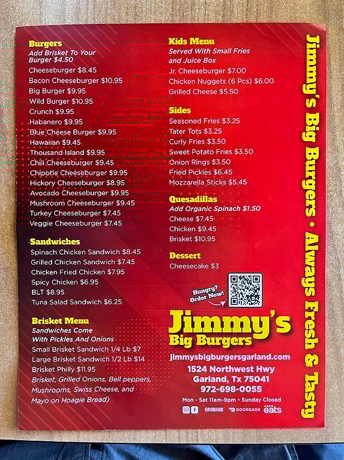 The menu board reads like a love letter to burger enthusiasts. Notice the avocado burger nestled between its beefy brethren, waiting for discovery.