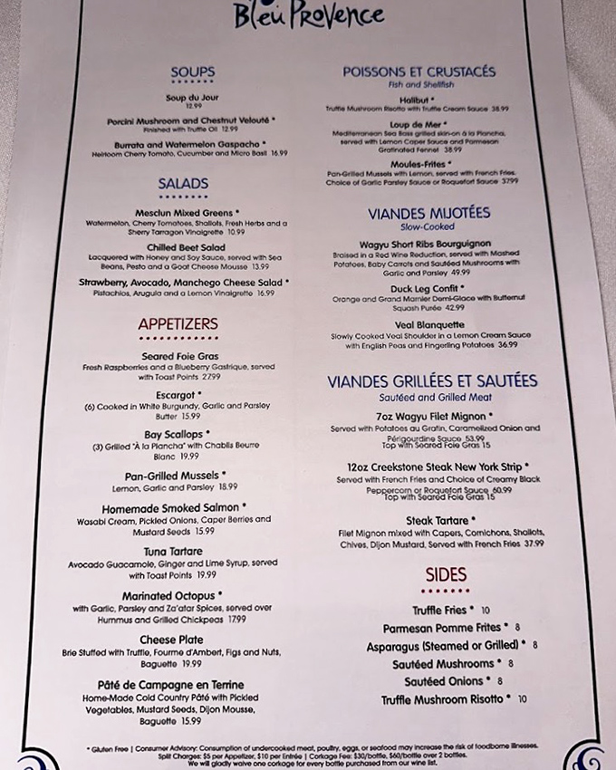 This isn't just a menu&mdash;it's a passport to France without the jet lag or customs declaration forms.