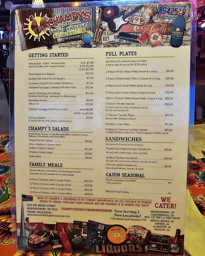 This menu isn't just a list&mdash;it's a roadmap to happiness. The hardest part is deciding which delicious route to take.