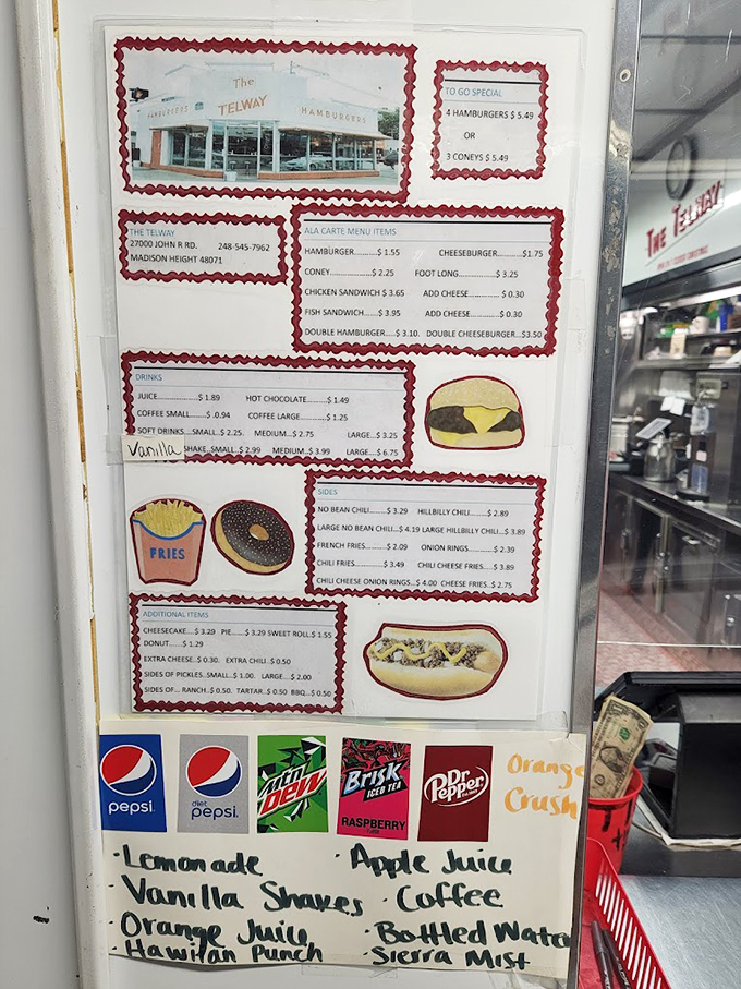 Sometimes the most extraordinary discoveries hide behind the most ordinary menu boards like this.