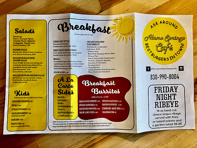 This isn't just a menu&mdash;it's a roadmap to happiness. From legendary burgers to Friday night ribeye, every option promises a delicious detour from ordinary eating.