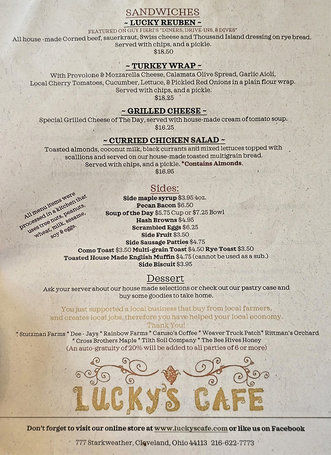 The menu reads like a love letter to comfort food&mdash;each item promising the kind of satisfaction that makes you close your eyes on the first bite.