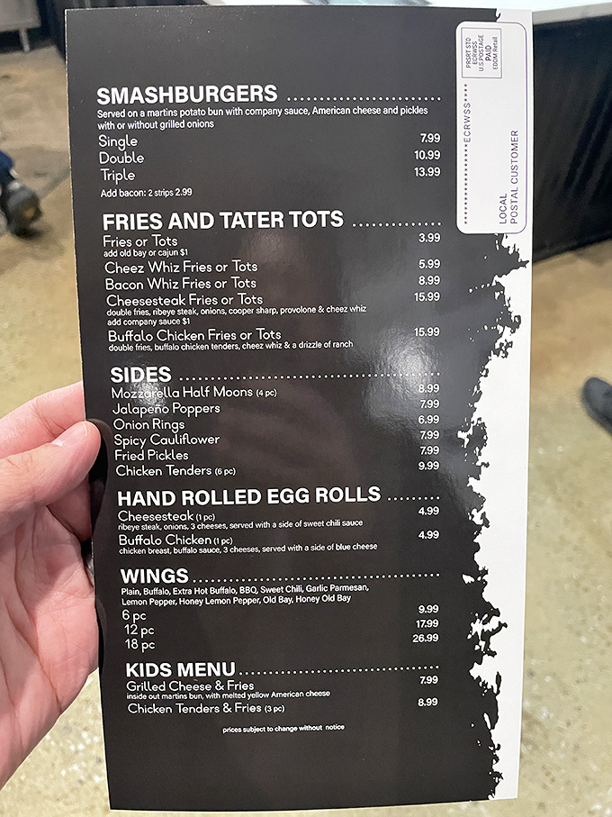 The menu reads like a comfort food greatest hits album. No fancy descriptions needed when the star ingredients speak for themselves.