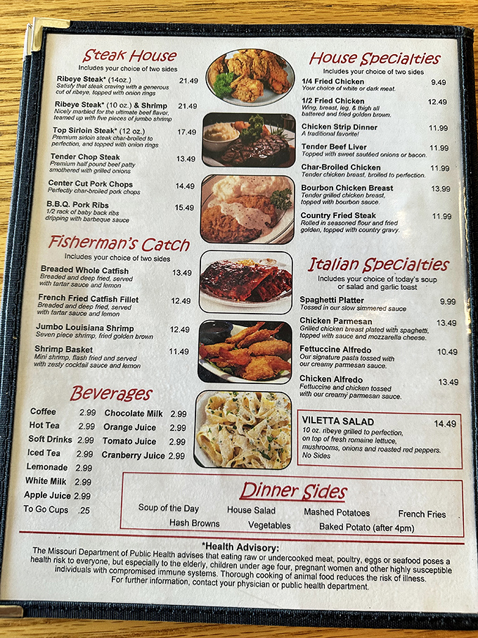 A menu that doesn't need Instagram filters to look appealing. These heartland classics have stood the test of time for good reason&mdash;they actually taste good.