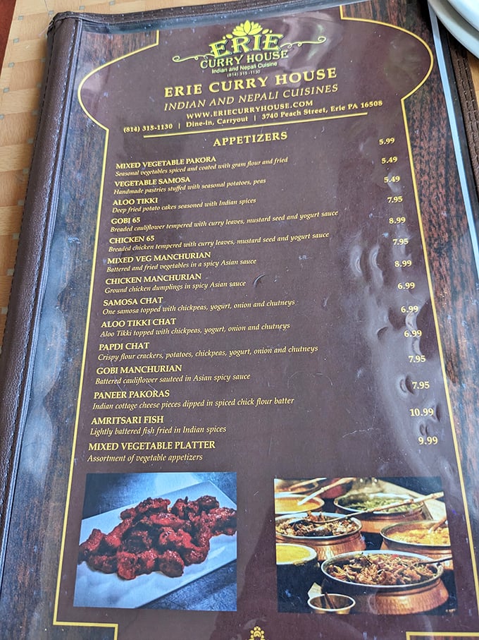 This menu reads like a treasure map for curry enthusiasts, with each description promising a different adventure for your taste buds.