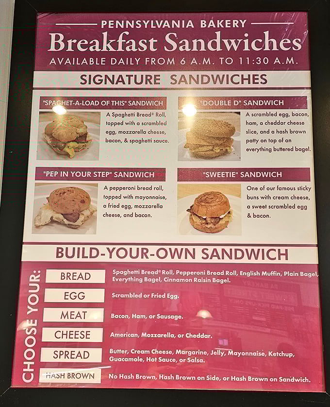 Breakfast sandwiches that defy gravity and convention&mdash;the "Spaghet-a-Load of This" proves that pasta for breakfast isn't just for college students anymore.