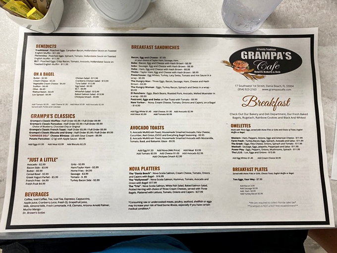 The menu reads like a love letter to traditional deli cuisine, with each section promising comfort and satisfaction in equal measure.