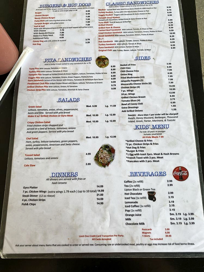 This menu isn't just a list of food&mdash;it's a roadmap to happiness. The simple, straightforward offerings remind us that sometimes the classics need no improvement.