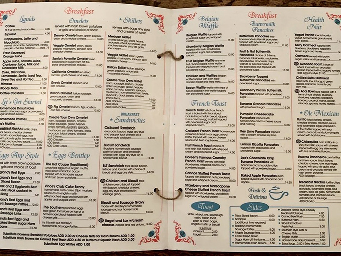 A menu so extensive it requires its own zip code. Decision paralysis has never been so delicious.