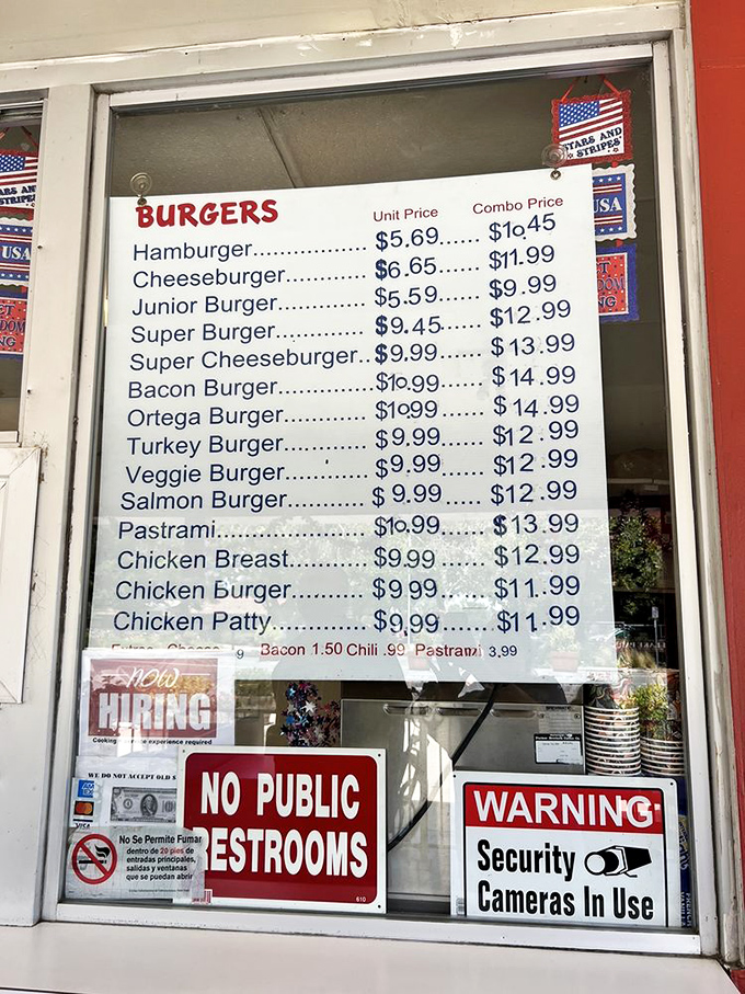 This menu board tells you everything you need to know&mdash;life's complicated enough, but burger choices shouldn't be.