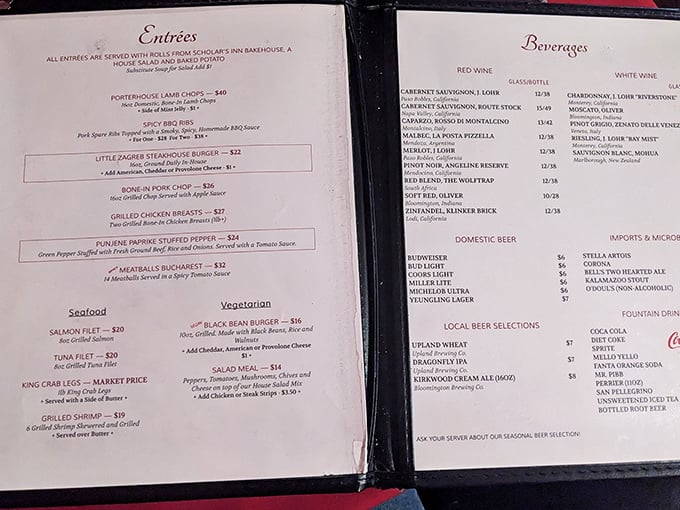 A menu that doesn't need fancy fonts or flowery descriptions&mdash;just the promise of perfectly prepared proteins that speak for themselves.