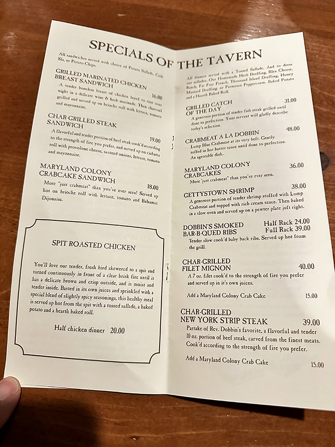 A menu that reads like a delicious history lesson &ndash; no pop quiz after dessert, we promise.