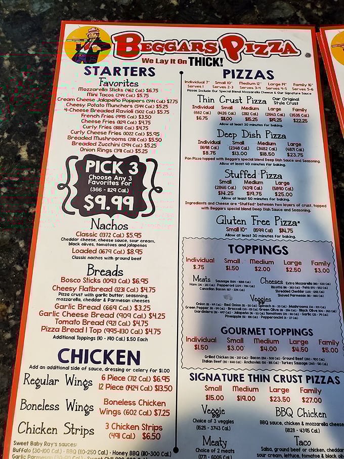 The menu doesn't just promise they "Lay It On Thick" &ndash; it delivers with options that'll have you planning your next visit before finishing your first meal.