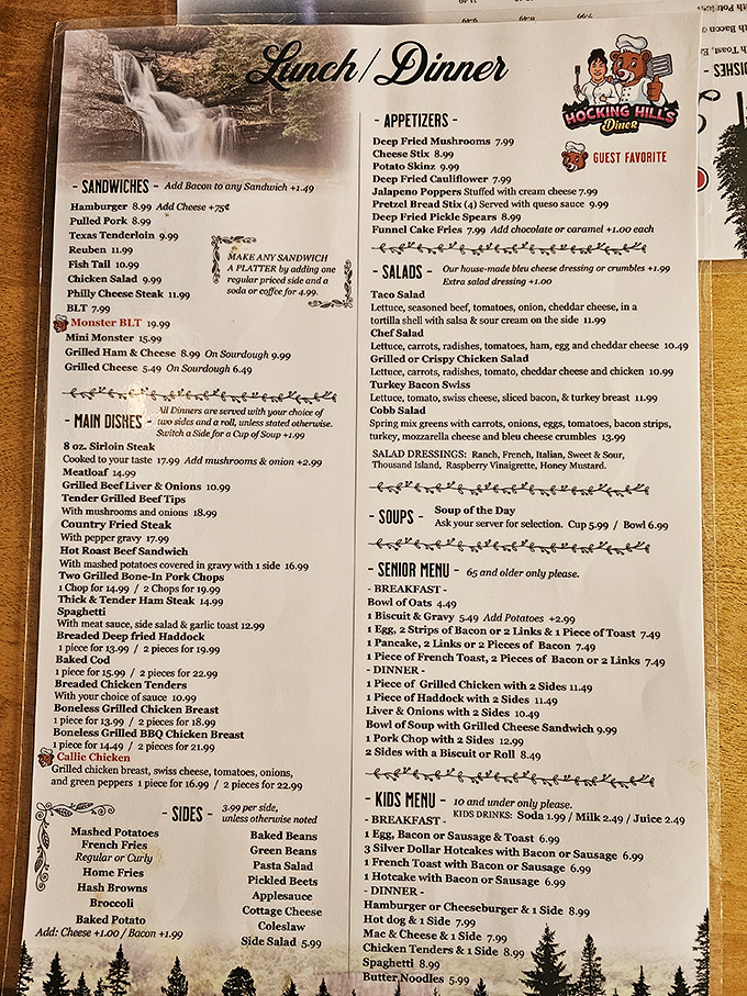 A menu that doesn't need fancy fonts or pretentious descriptions&mdash;just honest food that makes decision-making deliciously difficult.