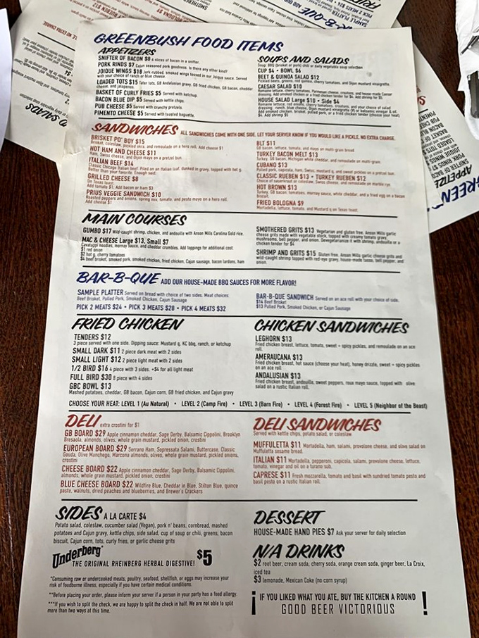 A menu that doesn't need fancy fonts or pretentious descriptions&mdash;just honest food that pairs perfectly with exceptional beer. Decision paralysis has never been so delicious.