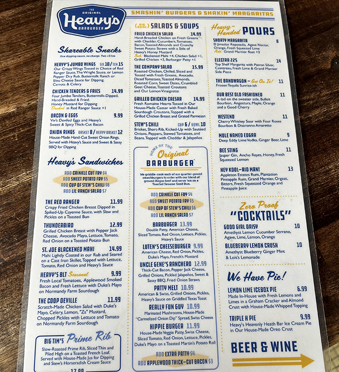 The menu reads like a love letter to comfort food &ndash; burgers, wings, and cocktails that make you want to high-five the chef.