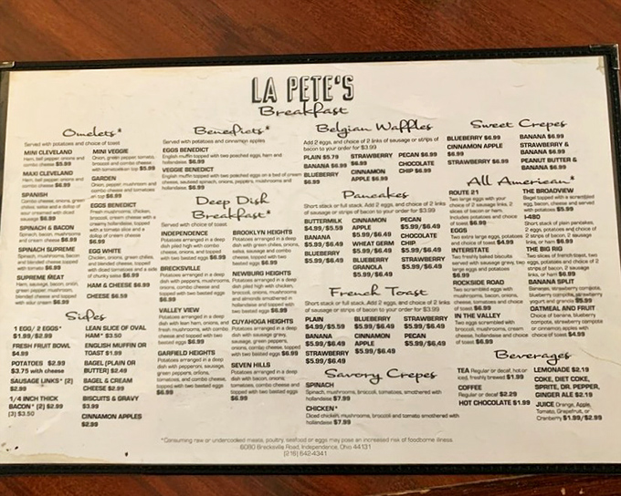 This menu isn't just a list of food&mdash;it's a roadmap to happiness with more delicious detours than a cross-country road trip.