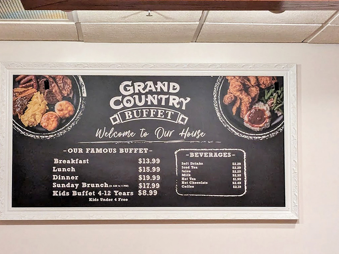 The menu board that launches a thousand food fantasies. Notice how they wisely keep desserts off this list&mdash;they know you'll find them anyway.