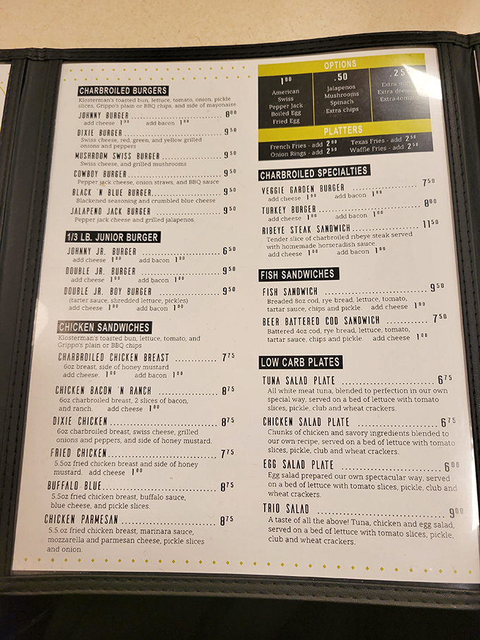 The menu reads like a love letter to American classics, with charbroiled specialties that have stood the test of time and taste buds.