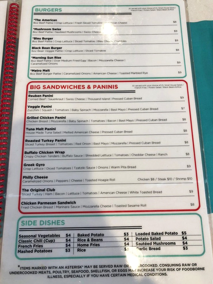 The menu reads like a love letter to comfort food classics &ndash; each page a new chapter in the great American diner romance.