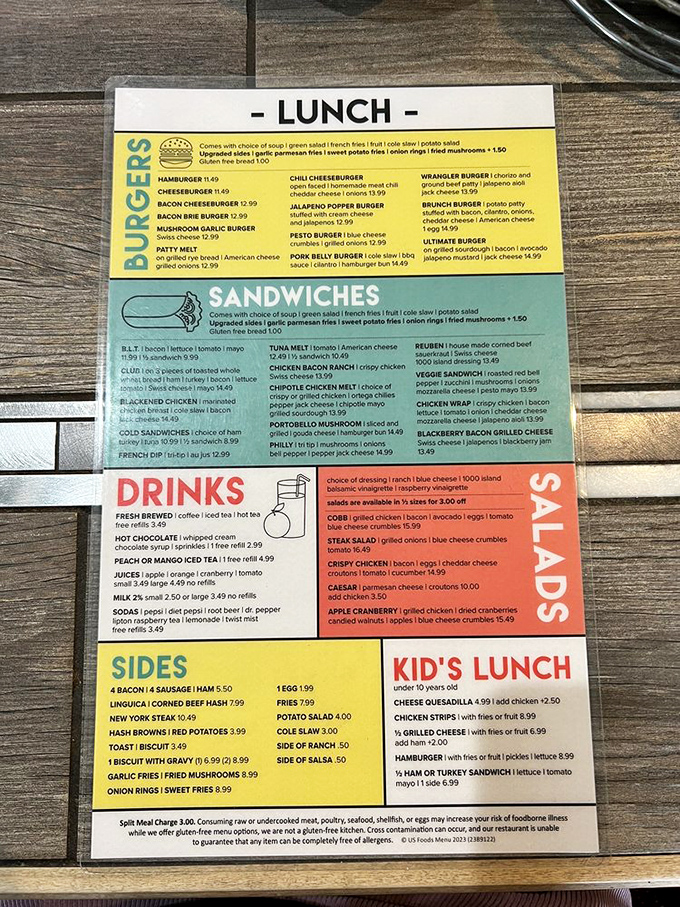 A menu that doesn't need fancy fonts or pretentious descriptions&mdash;just honest food that makes decision-making the hardest part of your visit.