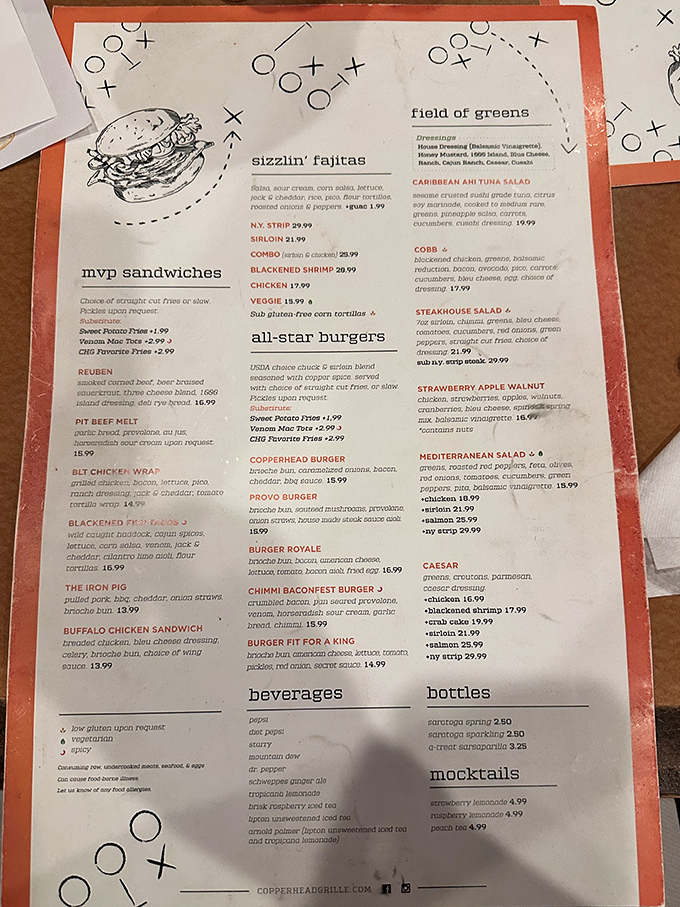 A menu that reads like a playbook for hunger satisfaction &ndash; from MVP sandwiches to all-star burgers, each option more tempting than the last. 