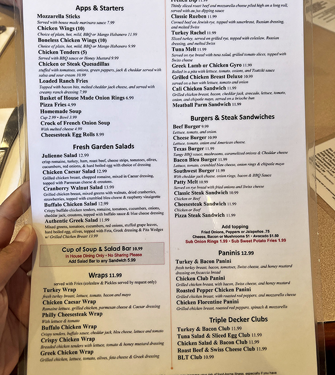 This menu isn't just a list of food&mdash;it's a roadmap to happiness. Each laminated page holds the promise of comfort classics executed with the care most places reserve for dishes with French names.