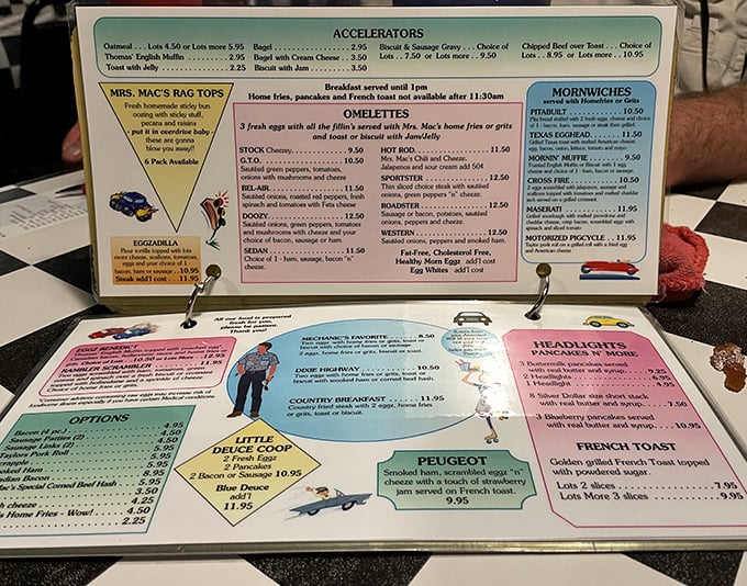 The menu board&mdash;a roadmap to happiness with enough options to make decision-making the hardest part of your visit.