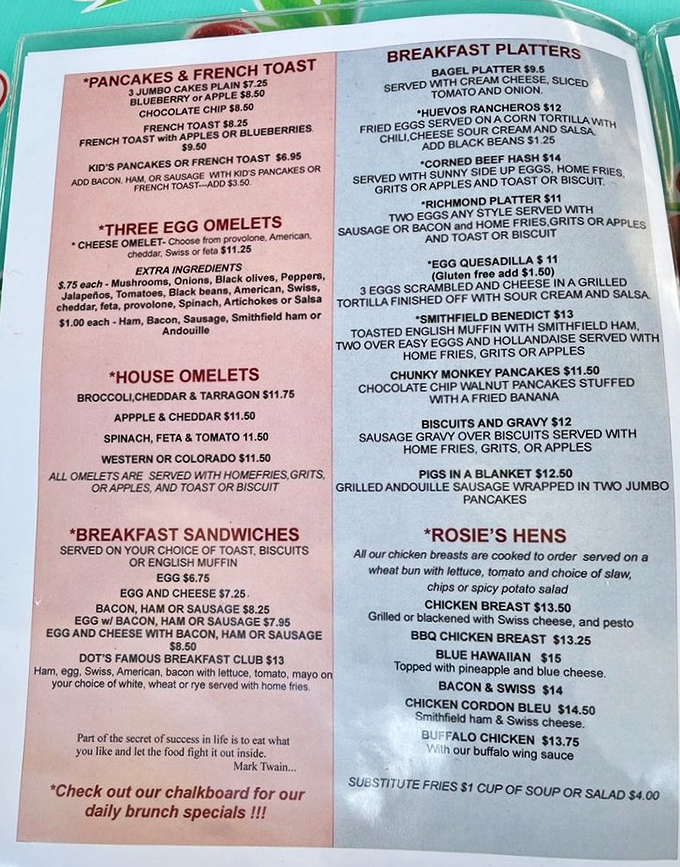 A menu that reads like a love letter to American classics&mdash;where breakfast is an all-day affair and indecision is the only real problem.