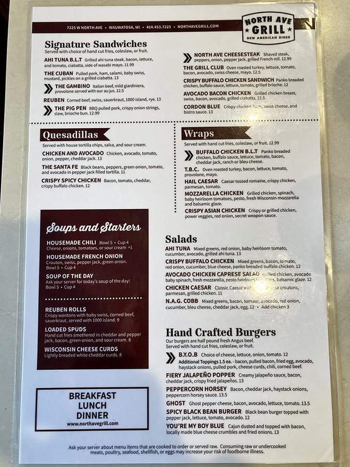 The menu reads like a love letter to American classics. Each dish gets just enough creative flair without veering into "what is this supposed to be?" territory.