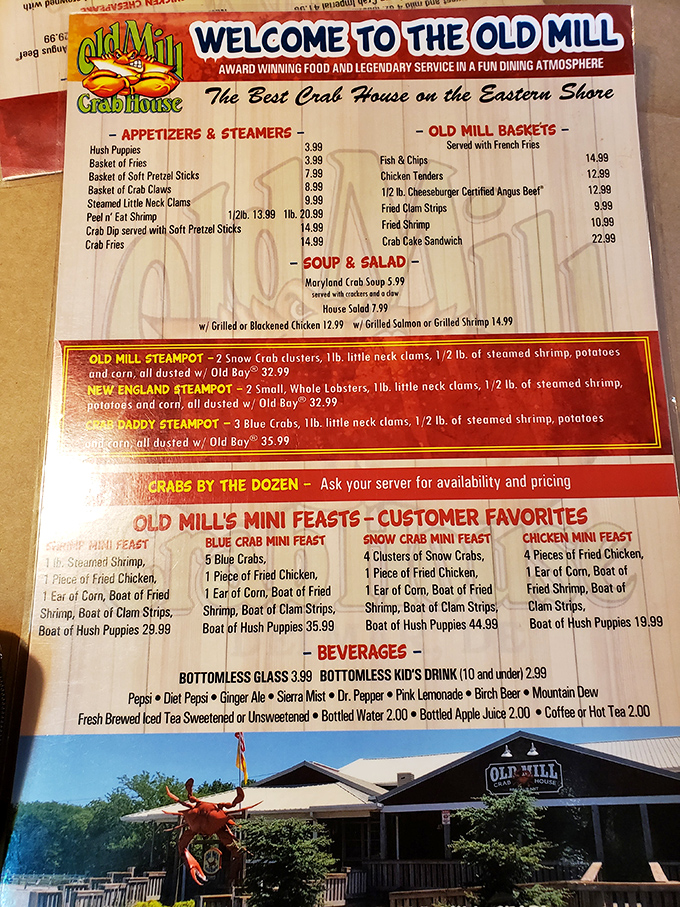 This menu isn't just a list of options&mdash;it's a treasure map where X marks the spot for legendary steamers and mini feasts that'll make your taste buds dance.