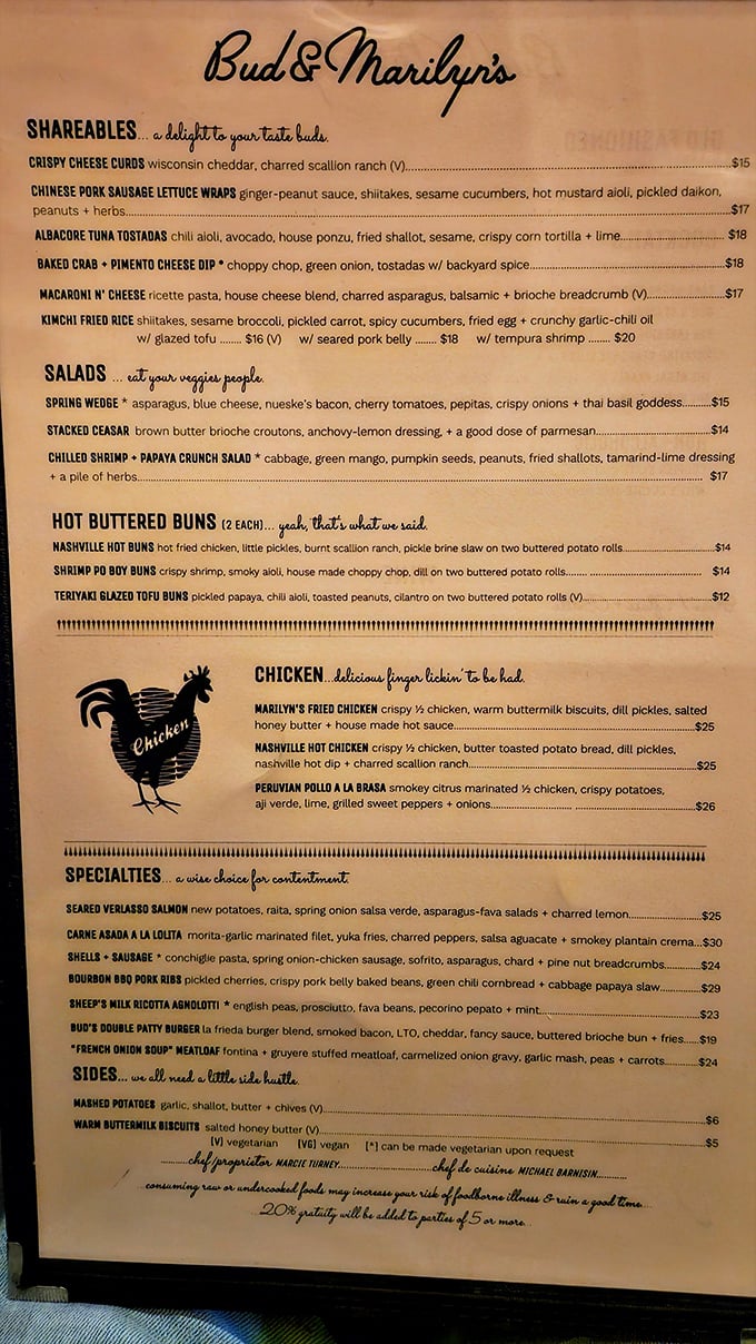 When a menu makes you want to order everything twice, you know you're somewhere special.