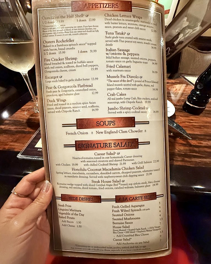 The menu reads like a love letter to indulgence &ndash; each appetizer a prelude to the main event.