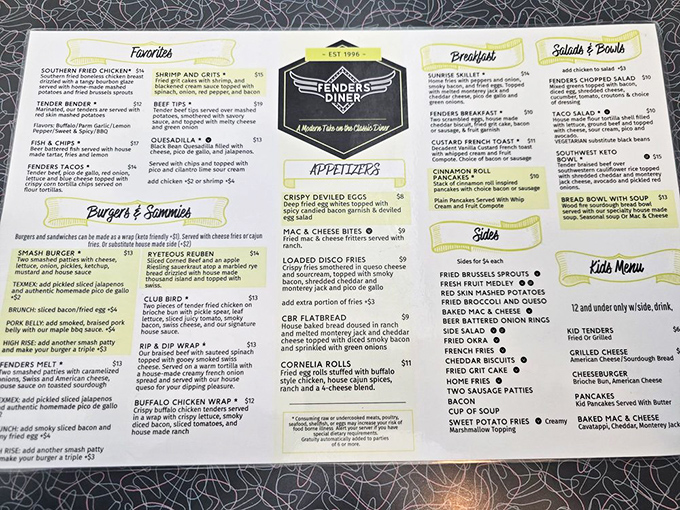 Every comfort food dream lives somewhere on this extensive menu of classic American diner fare.