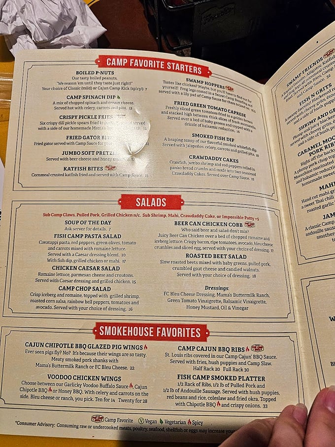 A menu that reads like a greatest hits album of everything delicious that swims, plus some land-dwellers for the confused.