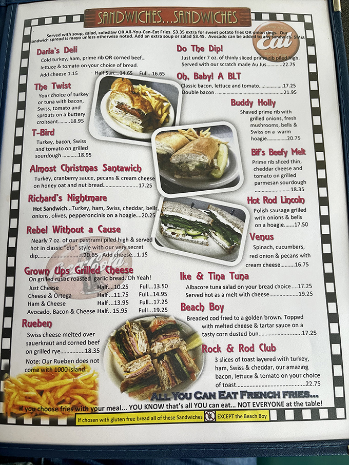 This menu isn't just a list of dishes &ndash; it's a maritime treasure map guiding you to delicious discoveries.