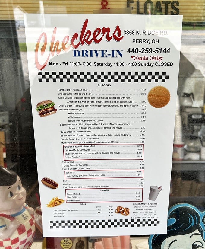 The menu board tells the real story&mdash;no fusion confusion or deconstructed nonsense here, just straightforward American classics that don't need fancy descriptions.