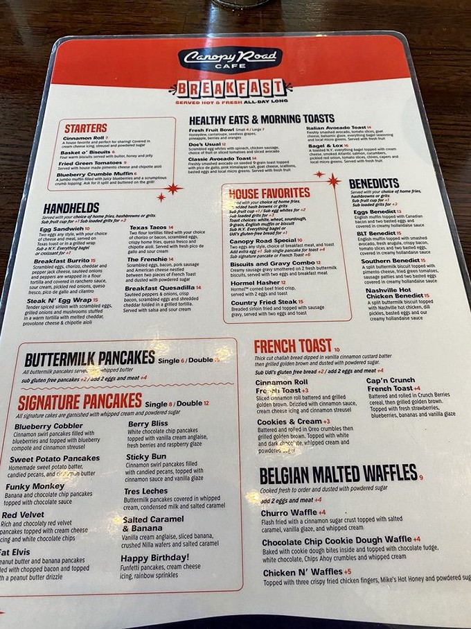 This menu isn't just laminated for practical reasons&mdash;it's protecting a treasure map to breakfast nirvana that locals have been guarding for years.
