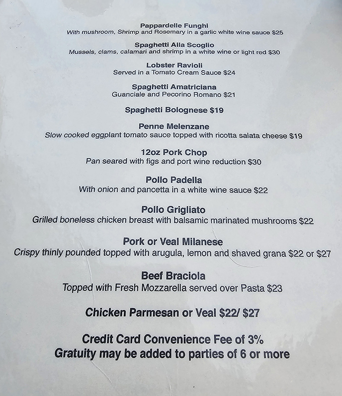 When lobster ravioli tops the menu, you know you've found somewhere that takes pasta seriously.