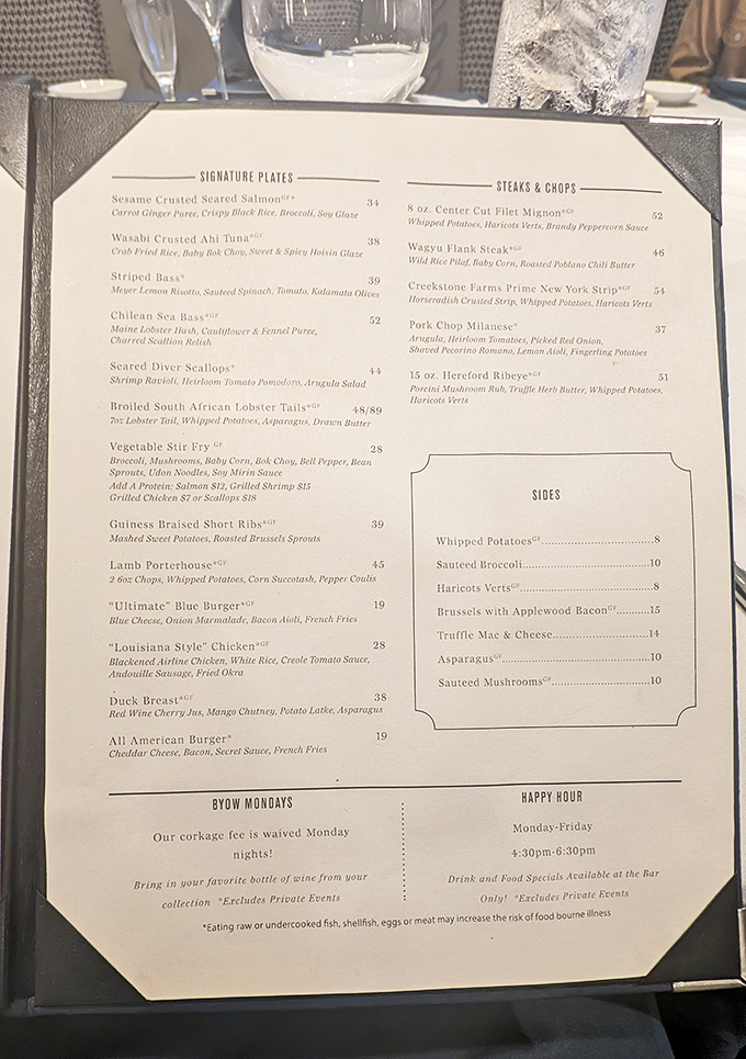 A menu that reads like a love letter to both land and sea&mdash;decisions have never been so deliciously difficult.