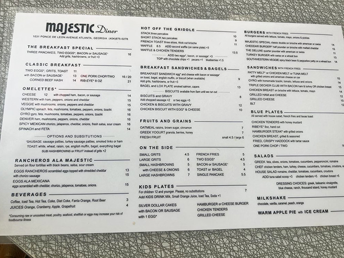 This isn't just a menu&mdash;it's a roadmap to happiness. Notice how "Warm Apple Pie" sits quietly in the corner, not bragging, just waiting to change your day.