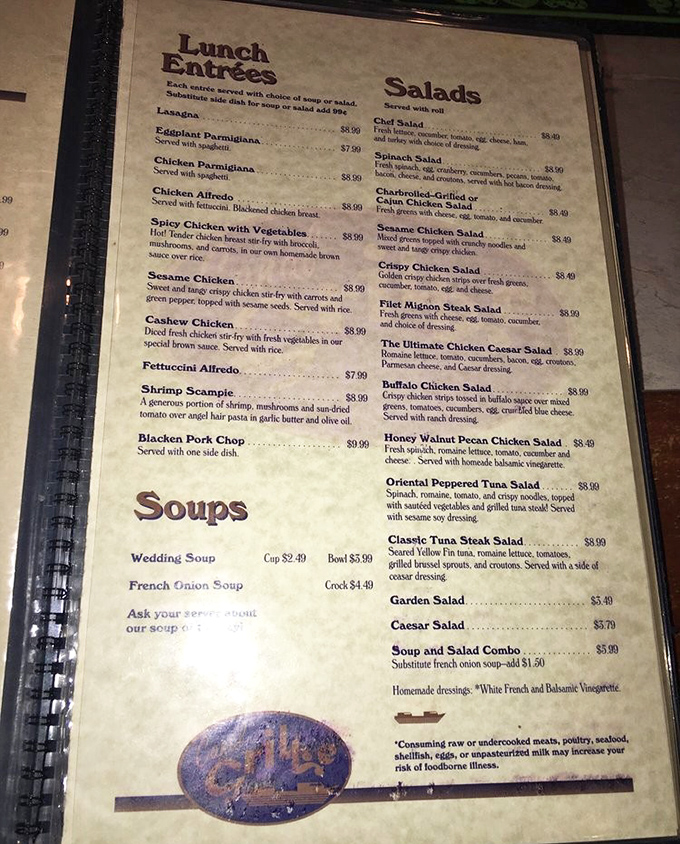 The menu reveals the star of our show&mdash;French Onion Soup&mdash;alongside other comfort classics that make decision-making deliciously difficult.