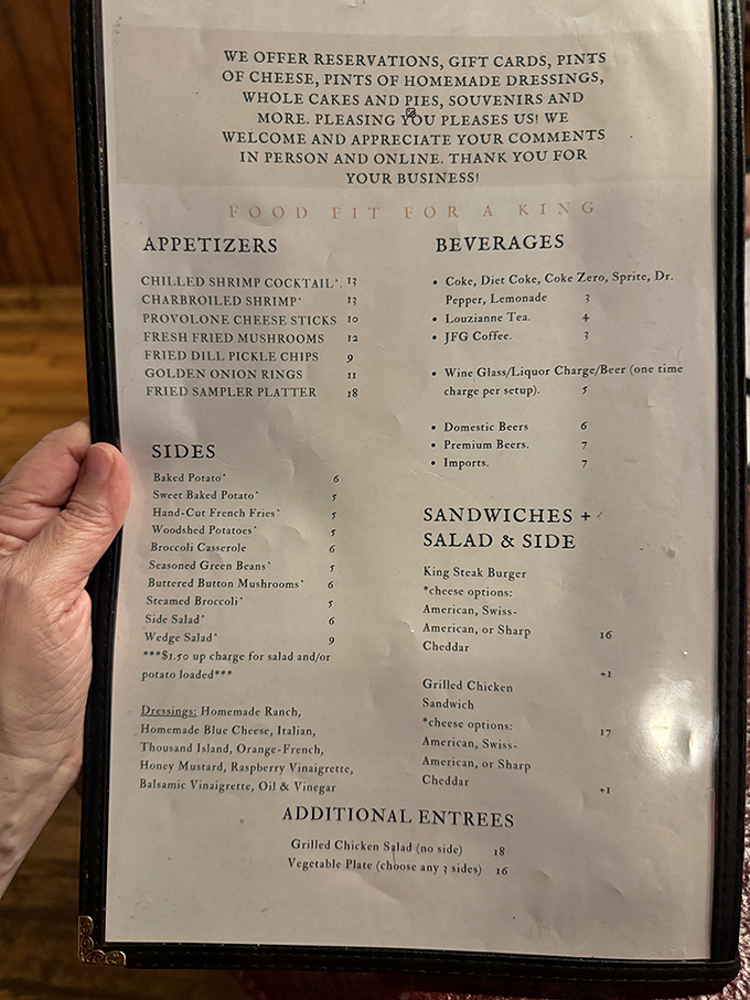 A menu that doesn't need fancy fonts or flowery descriptions – just straightforward promises of carnivorous delight that have kept Knoxvillians coming back for generations.