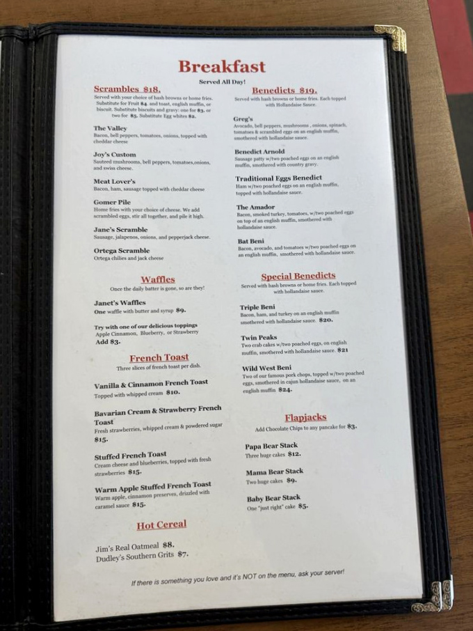 The menu tells the story: straightforward excellence without pretension. No foam, no deconstruction, just perfectly grilled meats that have kept locals and pilgrims coming back for decades.