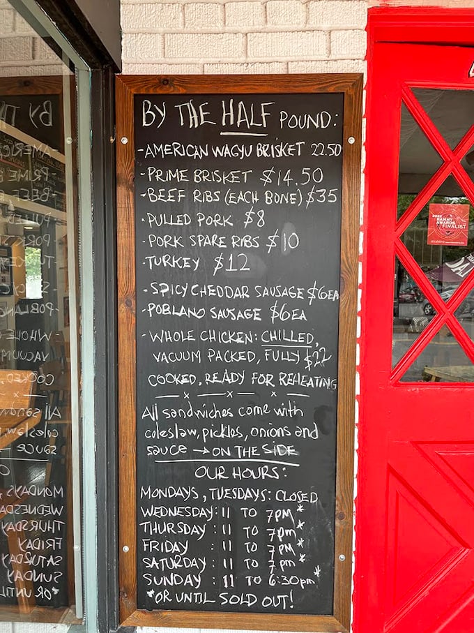 Hand-chalked menus tell no lies - just honest prices for meat that'll change your life forever.