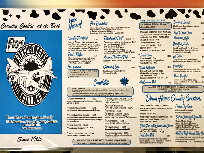 The menu at Flo's reads like a love letter to American comfort food&mdash;each item promising the kind of satisfaction that fancy fusion cuisine can only dream about.