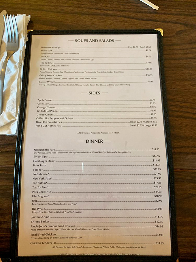 This isn't just a menu&mdash;it's a roadmap to happiness. Each line promises a different journey, but all roads lead to satisfaction.