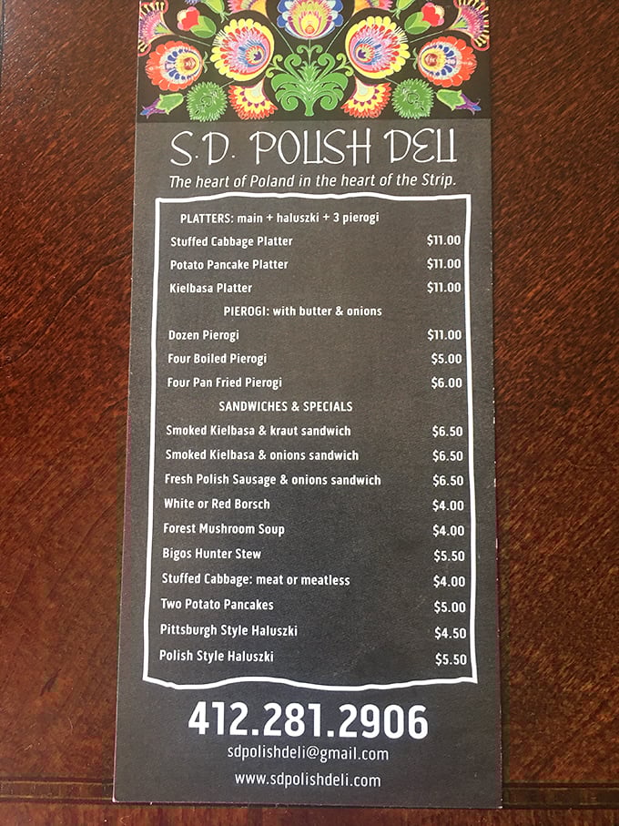 This menu isn't just food options&mdash;it's a weekly rhythm of life in Shelby. Tuesday's open-faced roast beef has probably prevented more crimes than the local police department.