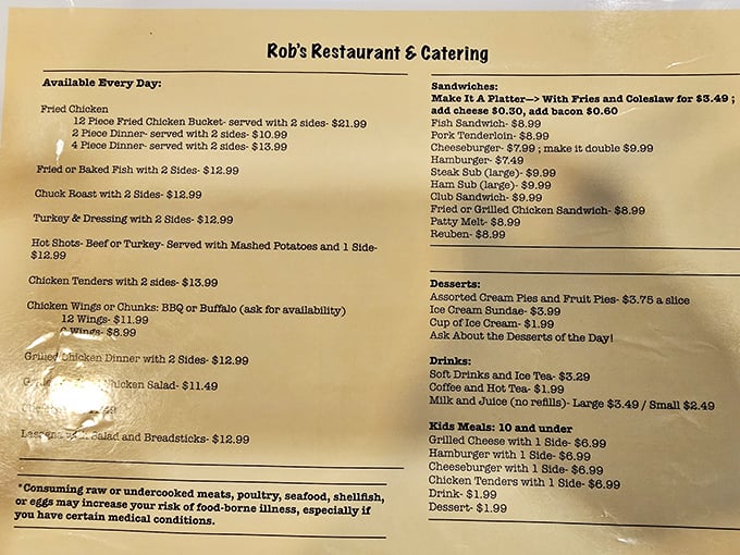 This menu isn't just a list of options&mdash;it's a roadmap to happiness. The "Spooner Breakfast" isn't just a meal, it's a life philosophy.