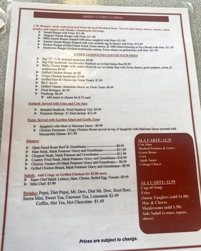 The menu at Diner 23 reads like a love letter to comfort food&mdash;no molecular gastronomy or deconstructed anything, just honest dishes your grandmother would recognize.